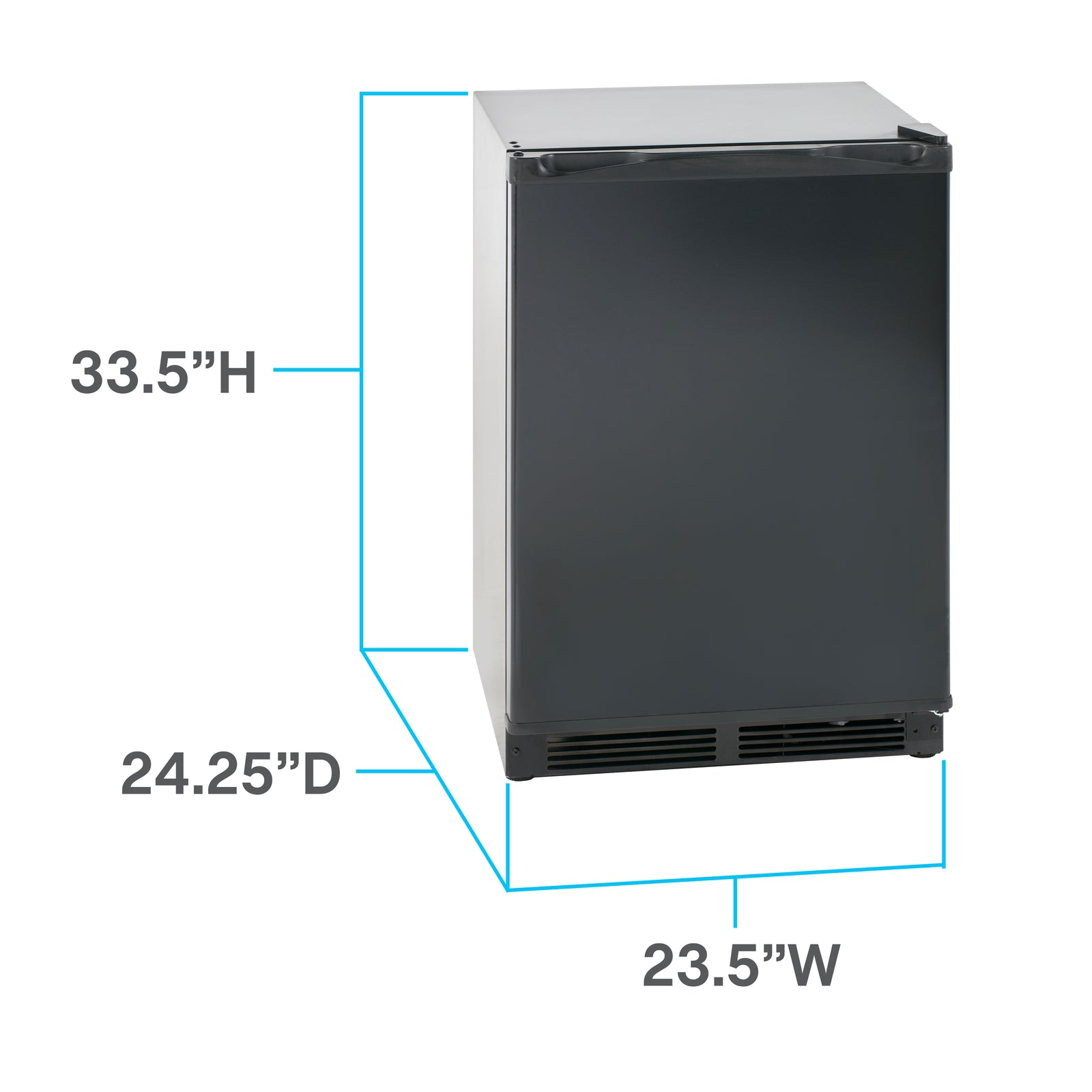 Avanti 5.2 cu. ft. Compact Refrigerator, Mini-Fridge, in Black (RM52T1BB)